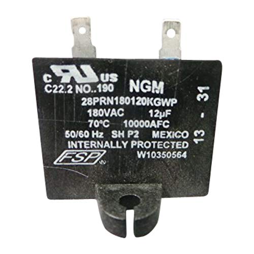 YesParts W10350564 Durable Refrigerator Capacitor compatible with WPW10350564 PS11753490 W10350564