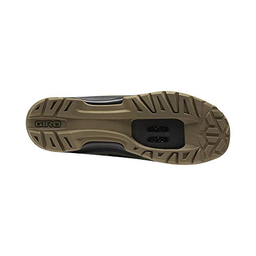 Giro Ventana Fastlace Men's Clipless Mountain Bike Shoes - Black/Olive (2021), 45