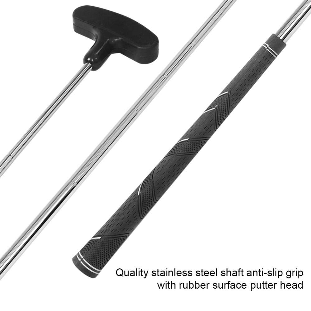 Golf Putter for Children, Putter, with Rubber Surface Putter Head for Kids Adults Putter Both Right Handed and Left Handed Children(Black)