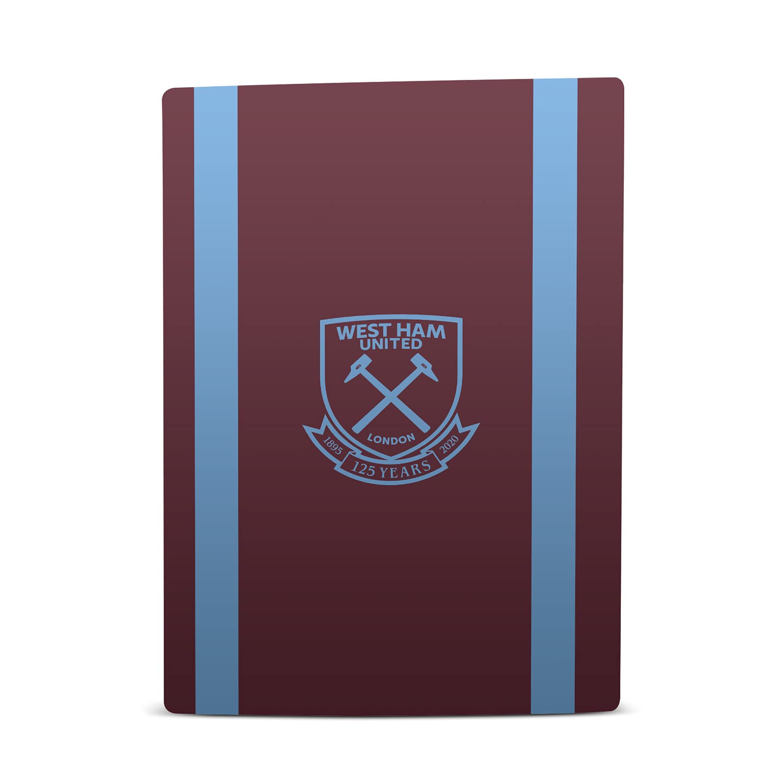 Head Case Designs Officially Licensed West Ham United FC Jersey 2020/21 Home Kit Vinyl Faceplate Sticker Gaming Skin Case Cover Compatible with Sony Playstation 5 PS5 Digital Edition Console