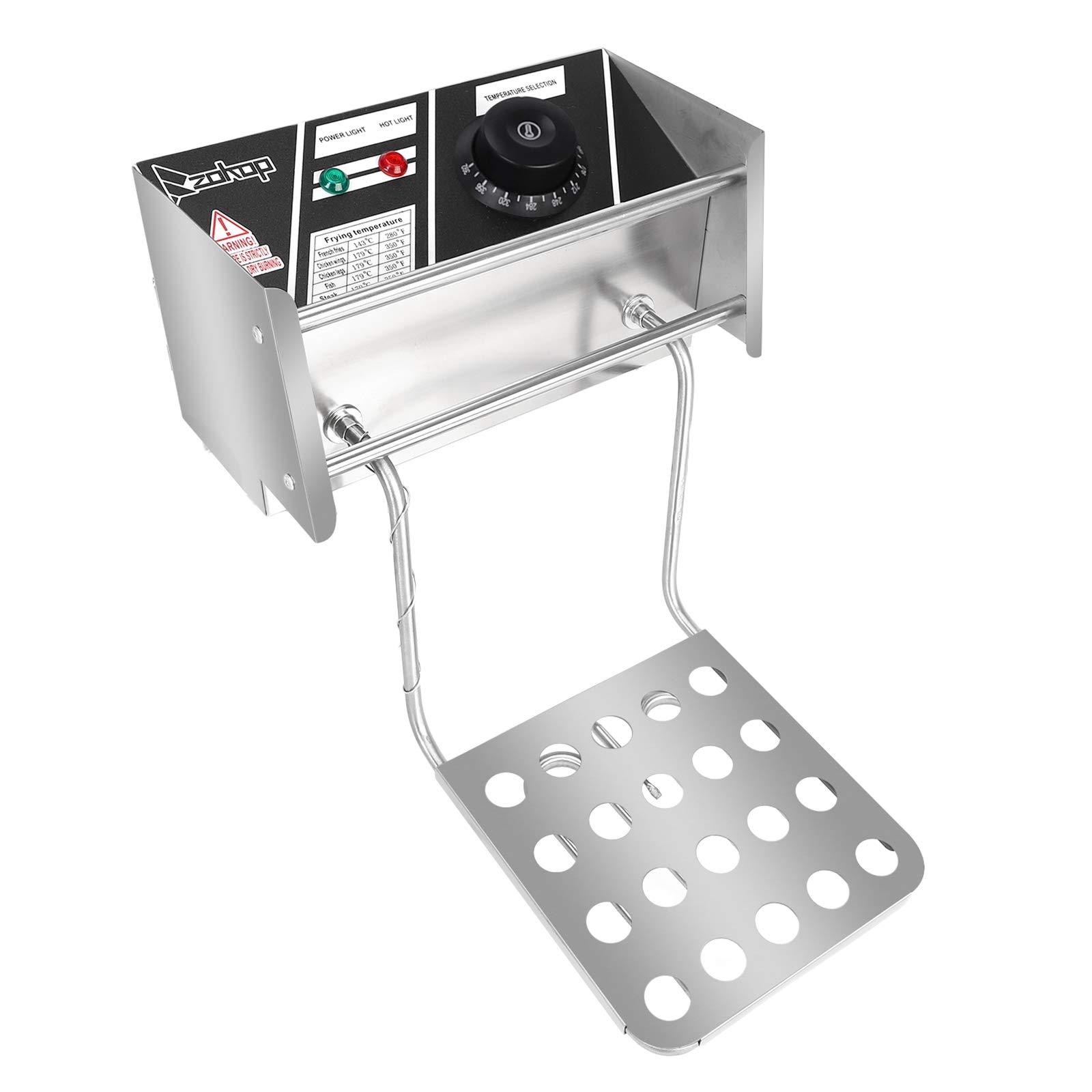 French Fry Restaurant Electric Fryer 12L Capacity, Stainless Steel