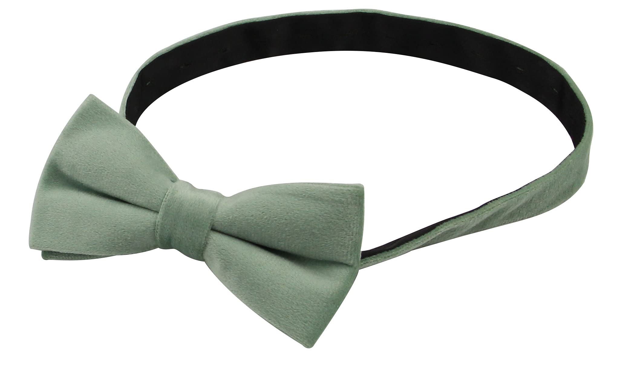 Gollate 100% Silk Velvet Bowties for Men - Formal Tuxedo Bow Ties - Various Color (Dusty Sage)