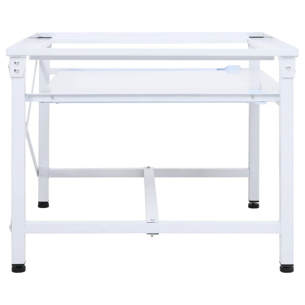 GOLINPEILO Washing Machine Pedestal with Pull-Out Shelf Base Stand Stacking Kit Shelf Dryer Mini Refrigerator Cabinet Stackable Kit Utility Room,Washing Room with Pull-Out Shelf 27.2"x27.2"x21.3"