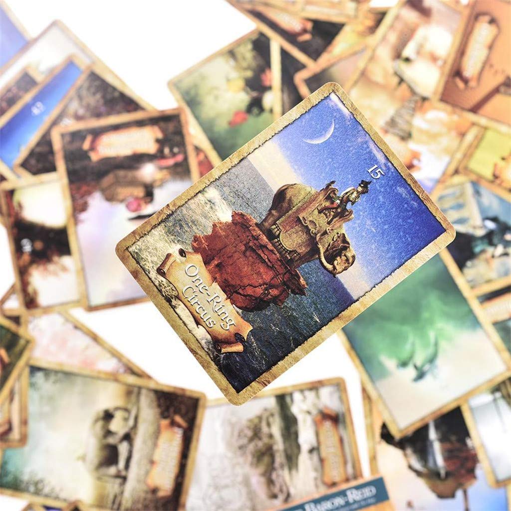Huluda The Enchanteds Map 54 Oracle Cards Deck Mysterious English Tarot Divination Fate