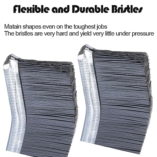 Gap Cleaning Brush Grout Cleaner Brush with Hard Handle Scrub Deep Tile Joints Stiff Angled Bristles for Showers, Bathtubs, Kitchens - Multi-Surface All-Around Household Cleaning Tool (2)