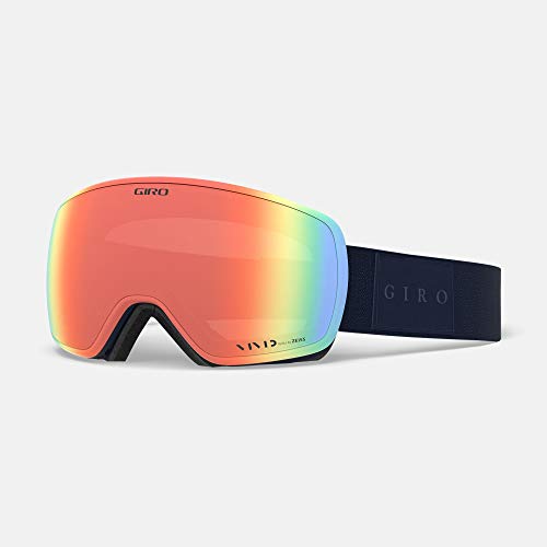 Giro Agent Adult Snow Goggles - Midnight Mono Strap with Vivid Royal/Vivid Infrared Lenses (2021)