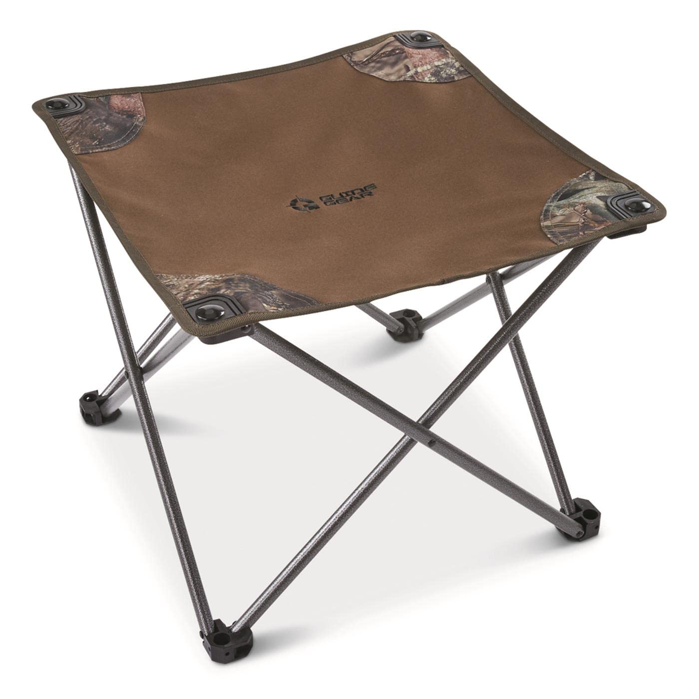 Guide Gear Club Camping Chair with Foot Rest, Oversized, Folding, Portable Chairs with Padded Seats, 500-lb. Capacity