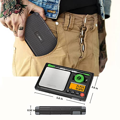 Fuzion Gram Scale, 200g/0.01g Rechargeable Pocket Scale, 6 Units Conversion, Mini Scale Gram and Ounce, Jewelry Scale, Portable Scale, Great for food, Spices, Powder, Coins