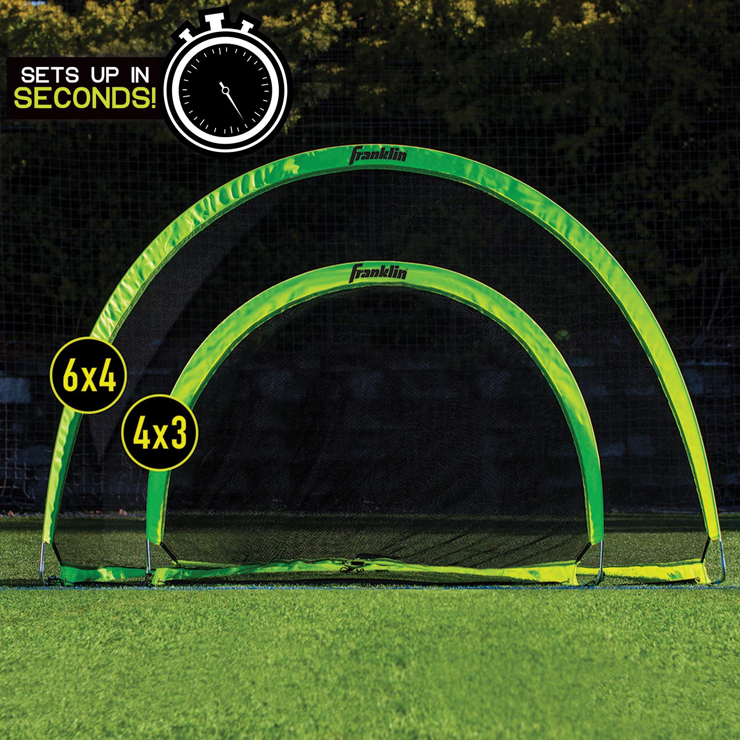 Franklin Sports Pop-Up Dome Shaped Soccer Goal - 4' x 3'
