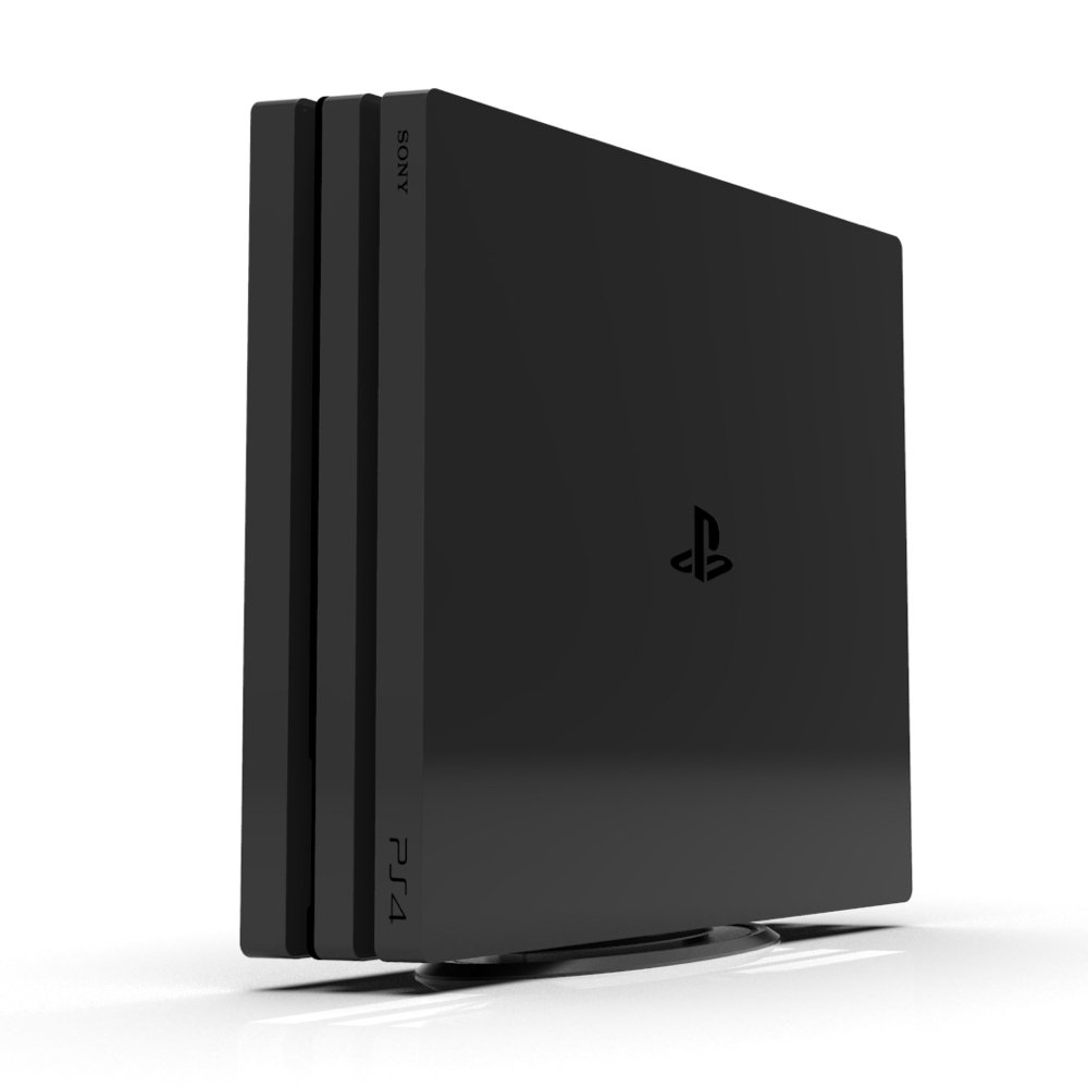 Gamers Digital PS4 Slim/ Pro Vertical Stand - Steel Weighted Black (TP4-885), Compatible with PS4 Slim, Pro