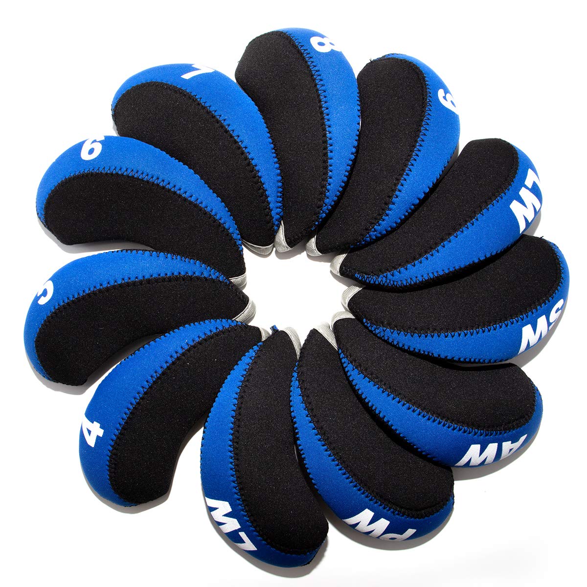 Golf Iron Covers,Golf Iron Head Covers Neoprene Golf Iron Covers Set 11pcs/10pcs Golf Iron Headcovers,Golf Club Head Covers for Iron Club Fit All Brands Titleist,Callaway,Taylormade