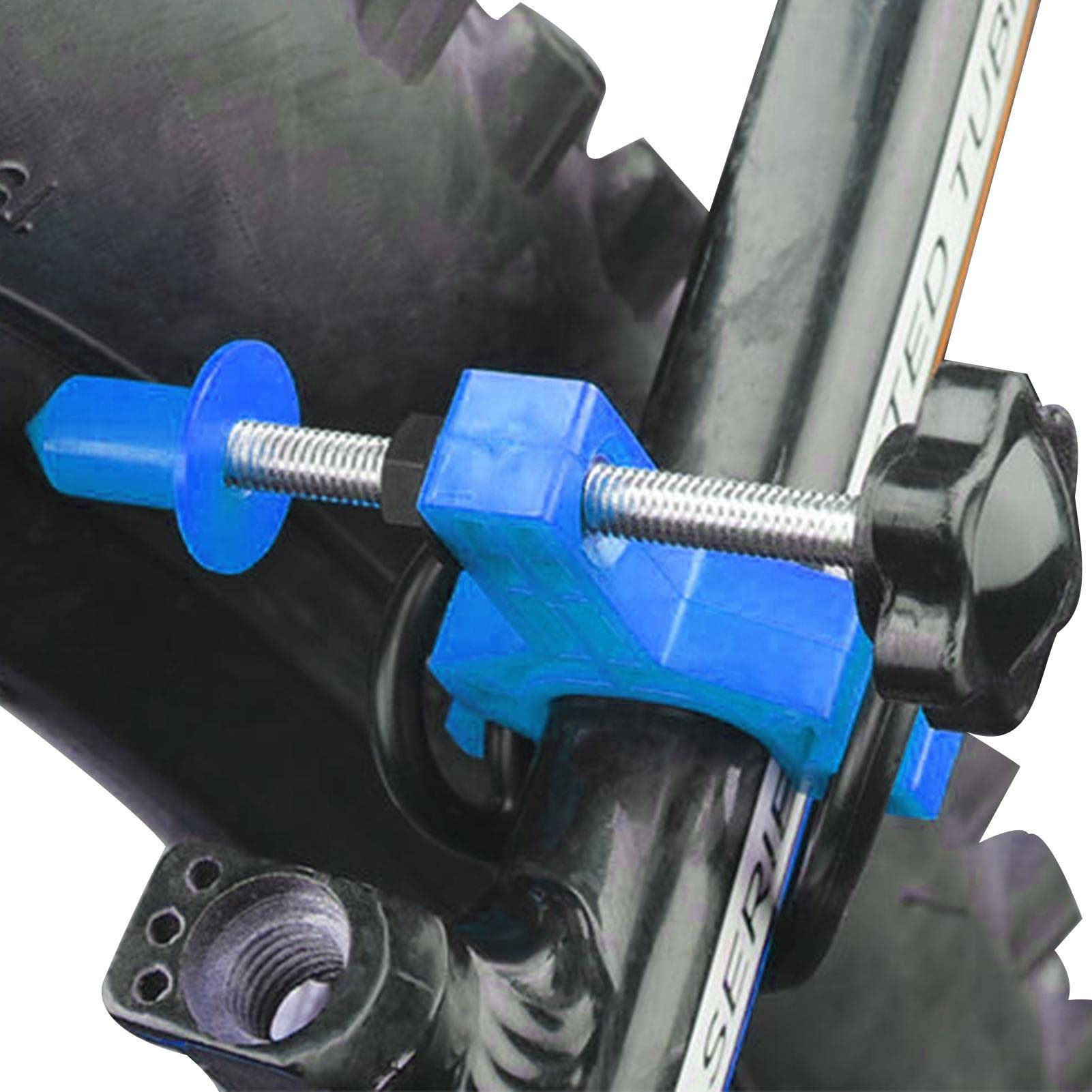 Gecorid Wheel Tuning Stand,Portable Mountain Adjustment Tool | Repair Tools with Precise Screw Adjustment for Bikes, Bicycles, Mountain Bikes for Cycling, Mountaineering, Competition