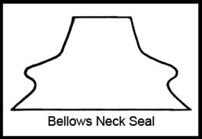 Gear Up Guide Bellows Latex Neck Seal for Drysuit Trimmable, X-Large / 15.25" - 17" Neck