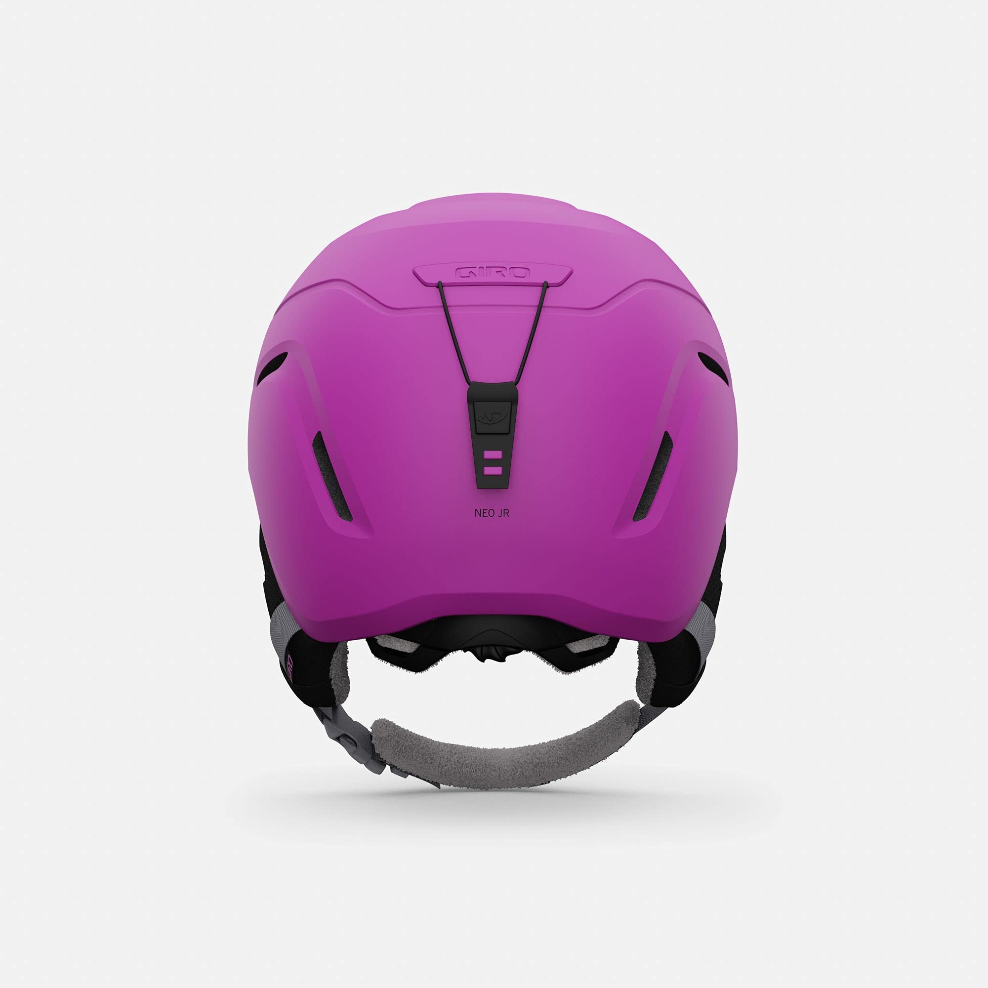 Giro Neo Jr. Kids Ski Helmet - Snowboard Helmet for Youth, Boys & Girls - Matte Bright Green - S (52-55.5cm)
