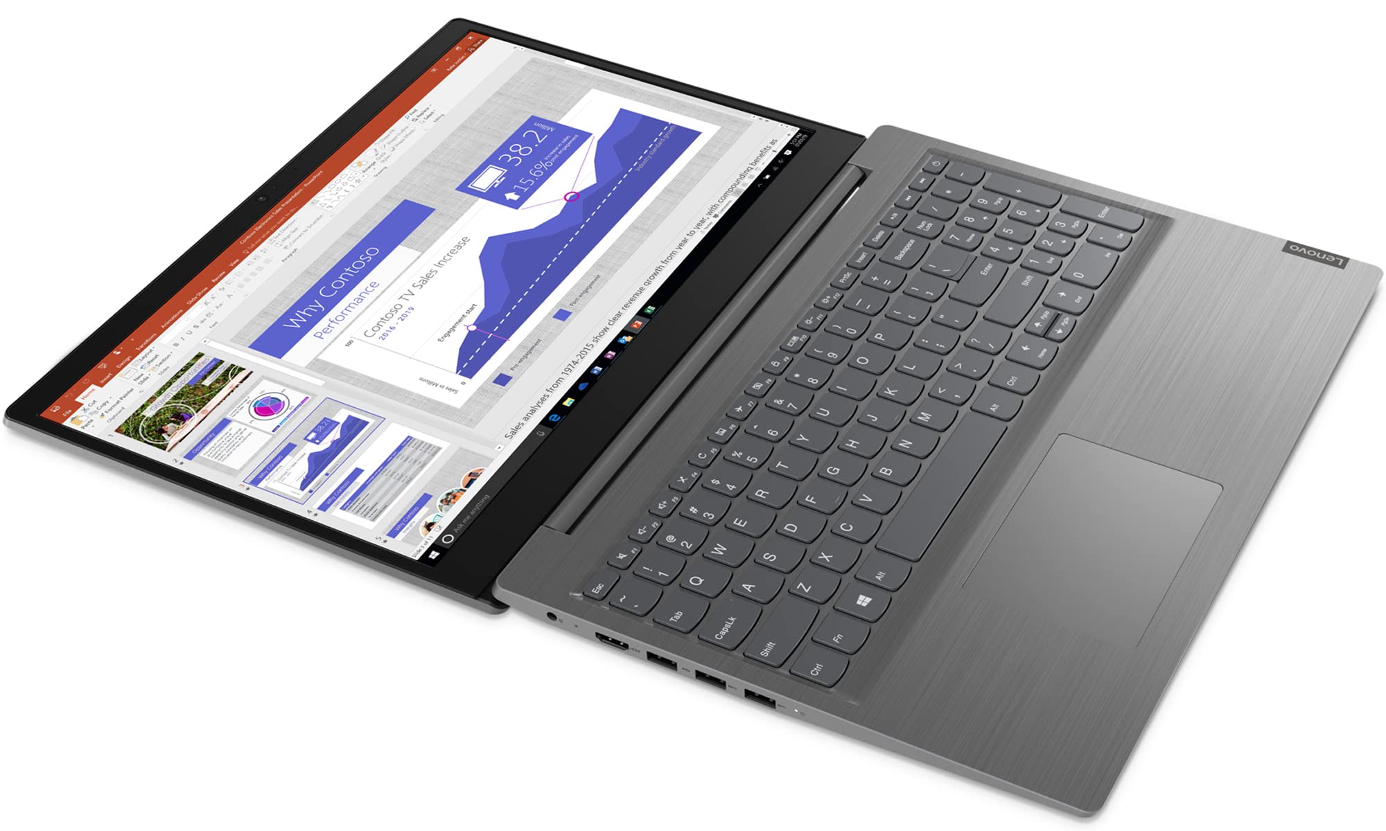 Lenovo V15 IGL Home & Business Laptop (Intel Celeron N4020 2-Core, 8GB RAM, 500GB HDD, Intel UHD 600, 15.6" 60Hz HD (1366x768), WiFi, Bluetooth, Webcam, HDMI, USB 3.2, Win 10 Home) (Renewed)