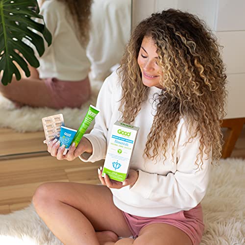 Good Clean Love Flourish Vaginal Care System, 30-Day Regimen, Relieves Itching & Irritation, Includes Personal Wash (1 Oz), Moisturizing Vaginal Gel (2 Oz) & Suppositories (10 Capsules)