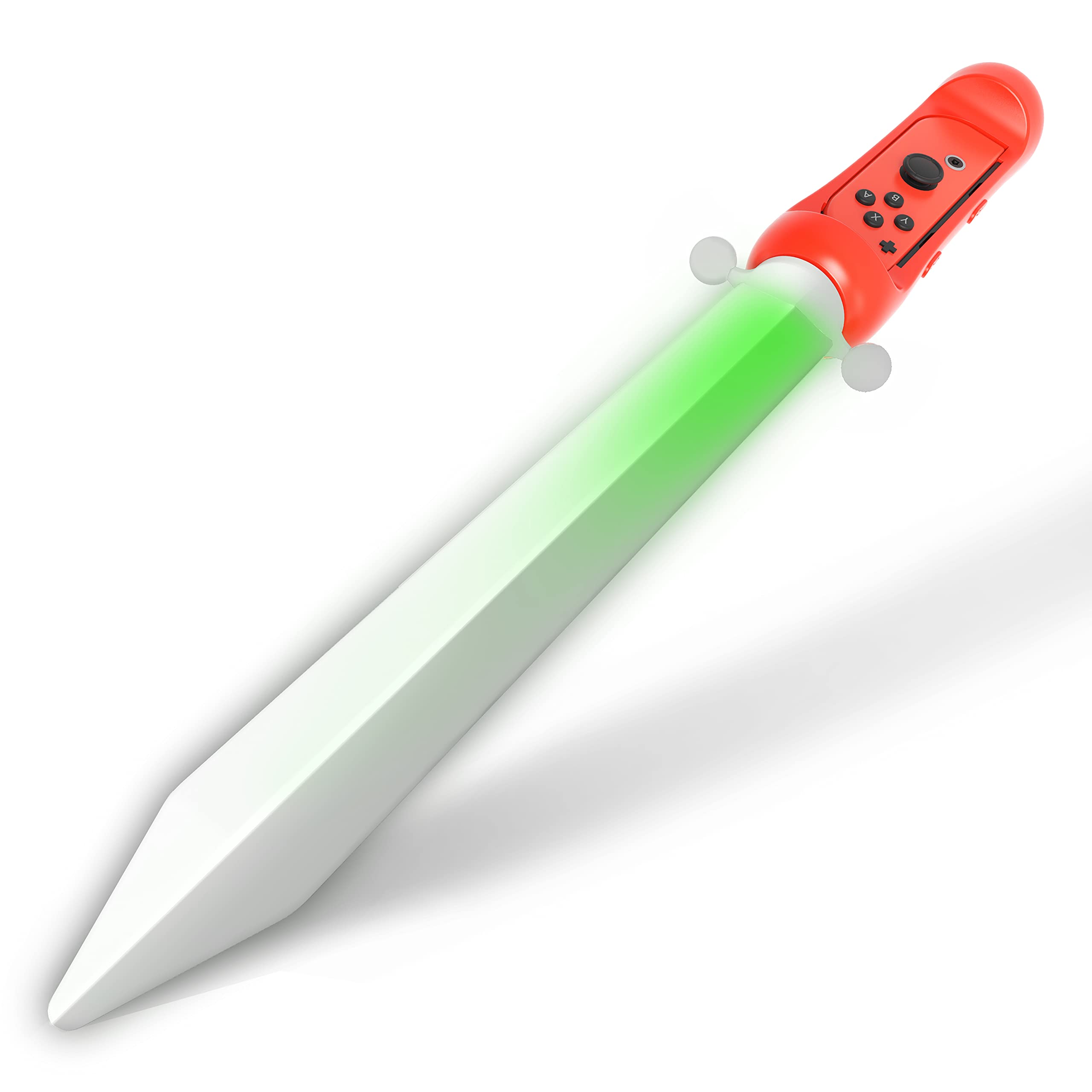 GH LED Sword Accessories Compatible with Nintendo Switch/Switch OLED (Black, 1 Pack), Joycon Right Games Sword Controller for Switch Sports Chambara, The Legend of Zelda: Skyward Sword HD, Skyrim