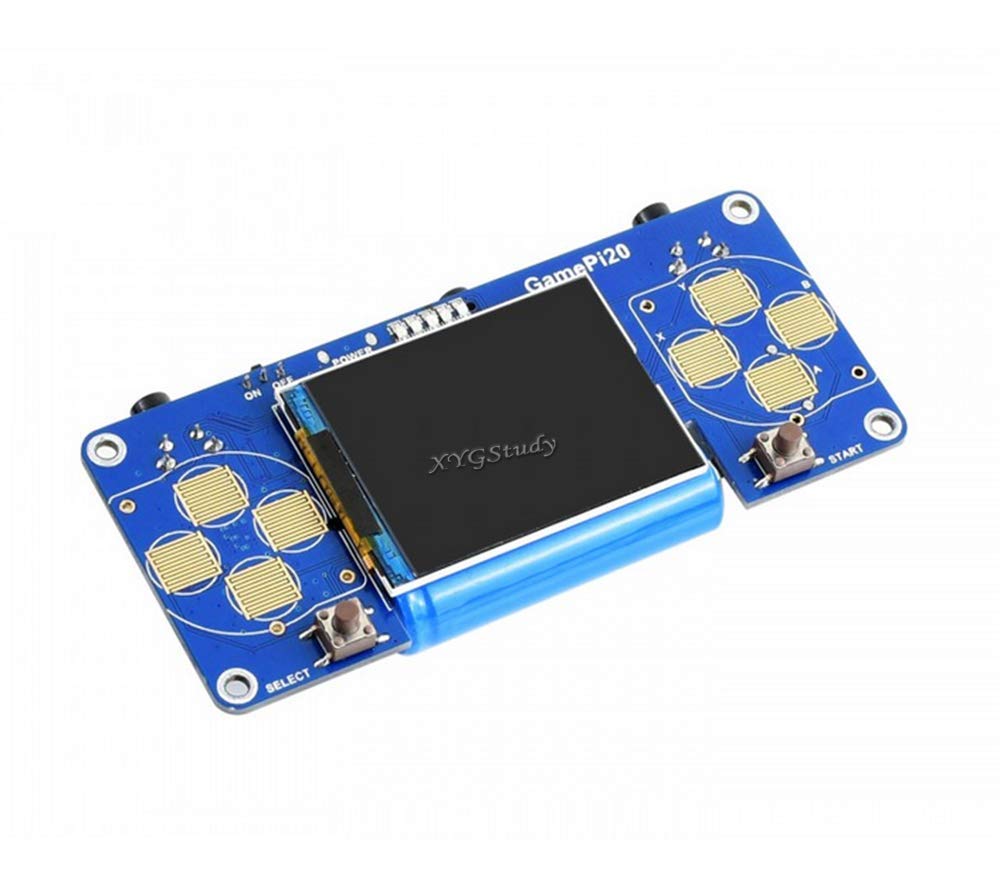 GamePi20 Accessories Add-ons Handheld Game Console Kit Raspberry Pi Classic Portable Retro Video Gaming Console 2.0 inch 320x240 IPS Screen Display Monitor for Pi Zero / Zero W / Zero WH @XYGStudy