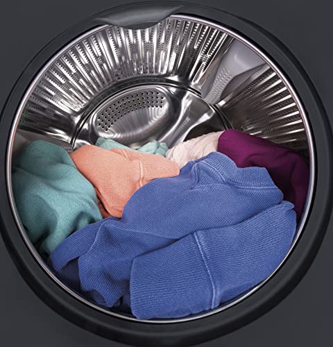 Haier QFW150SSNWW 24" Frontload Washer with 2.4 cu. ft. Capacity 16 Cycles Electronic Controls Built-in Wi-Fi Connect in White