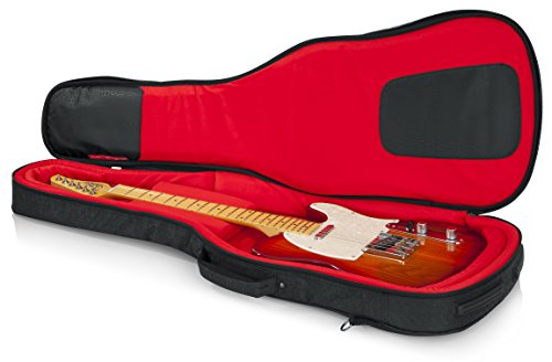 Gator Cases Transit Series Electric Guitar Gig Bag; Charcoal Black Exterior (GT-ELECTRIC-BLK)