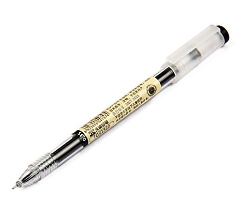 Gel Ink Pen Japanese Style Liquid Ink Rollerball Pens Quick Drying 0.35mm Ultra Fine Point Ballpoint Maker Pen Premium for Office School Stationery Supply,12 Pcs/Set, Black