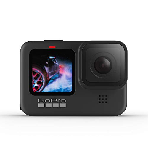 GoPro HERO9 Black, Waterproof Action Camera, 5K/4K Video, Starter Bundle with Extra Battery, Floating Hand Grip, 32GB microSD Card, Card Reader