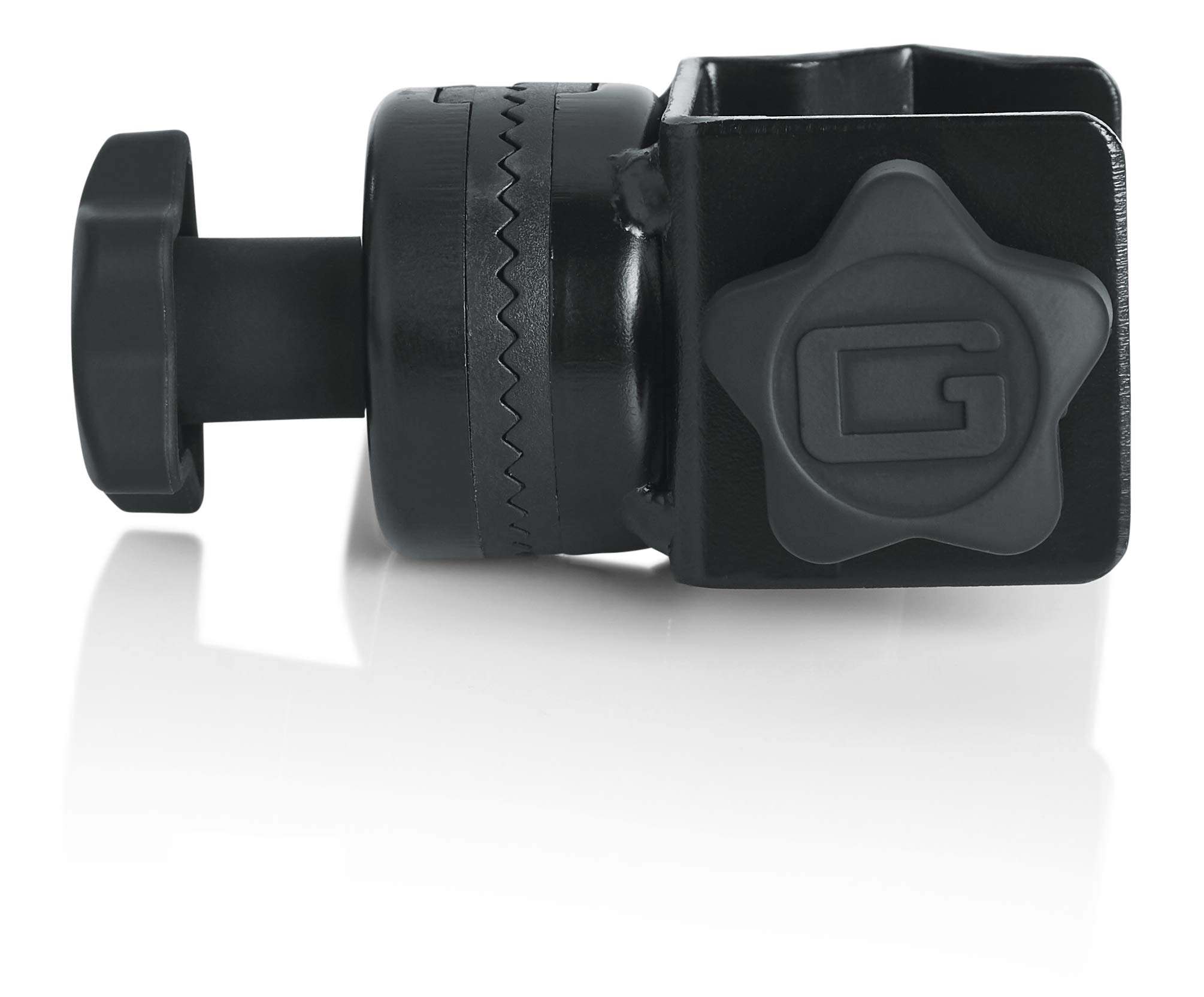 Gator Frameworks Adjustable Clamp-On Angled Mini Interlocking Design 9 Inch Boom Arm (GFW-MIC-CLMPBM9)