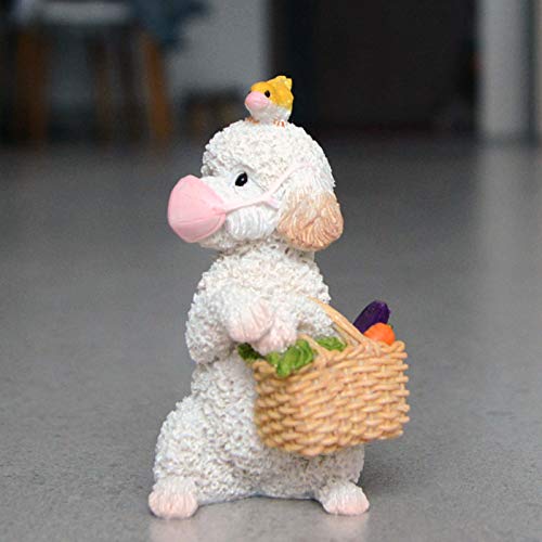 Gemmia Garden Miniature Fairy Figurine- Going Forward Courier Rabbit