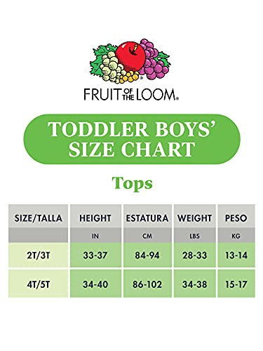 Fruit of the Loom boys Cotton Tank Top Undershirt (Multipack) Underwear, Toddler - 6 Pack White, 4-5T US