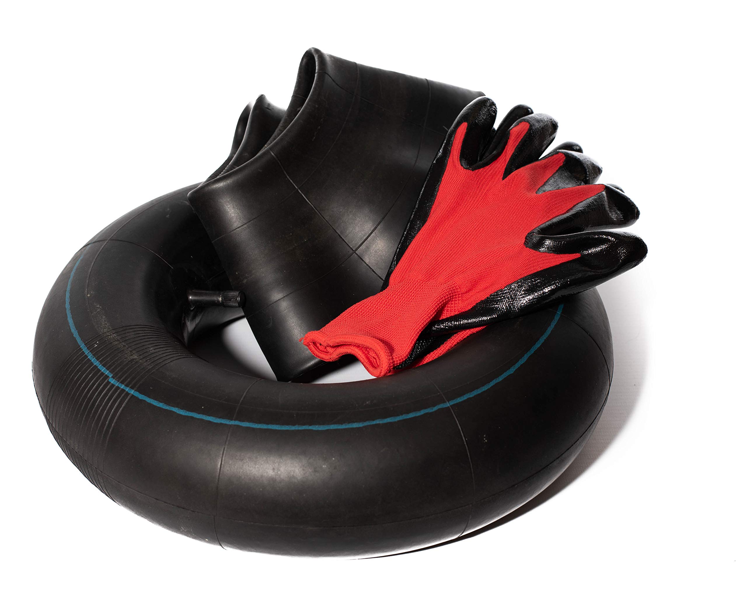 FreeBird 2 Pack of 15x6.00-6" Replacement Inner Tubes for Pneumatic Tires with TR-13 Valve Stem Complete with Nitrile Gloves Set