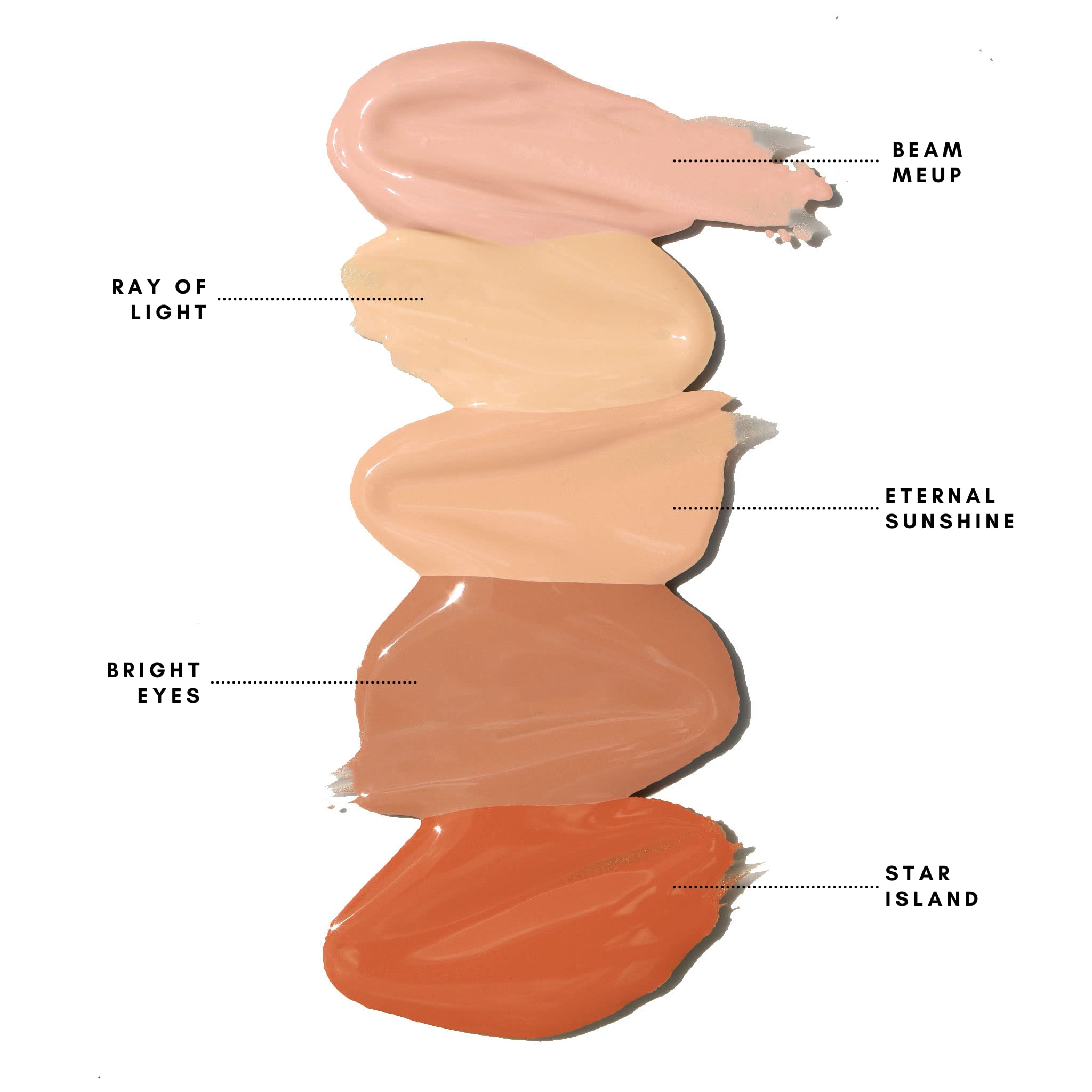 Half Caked Star Bright Liquid Under-Eye Brightener | creamy lightweight formula with light-medium coverage | 4.6ml / 0.16 fl oz (Beam Me Up)