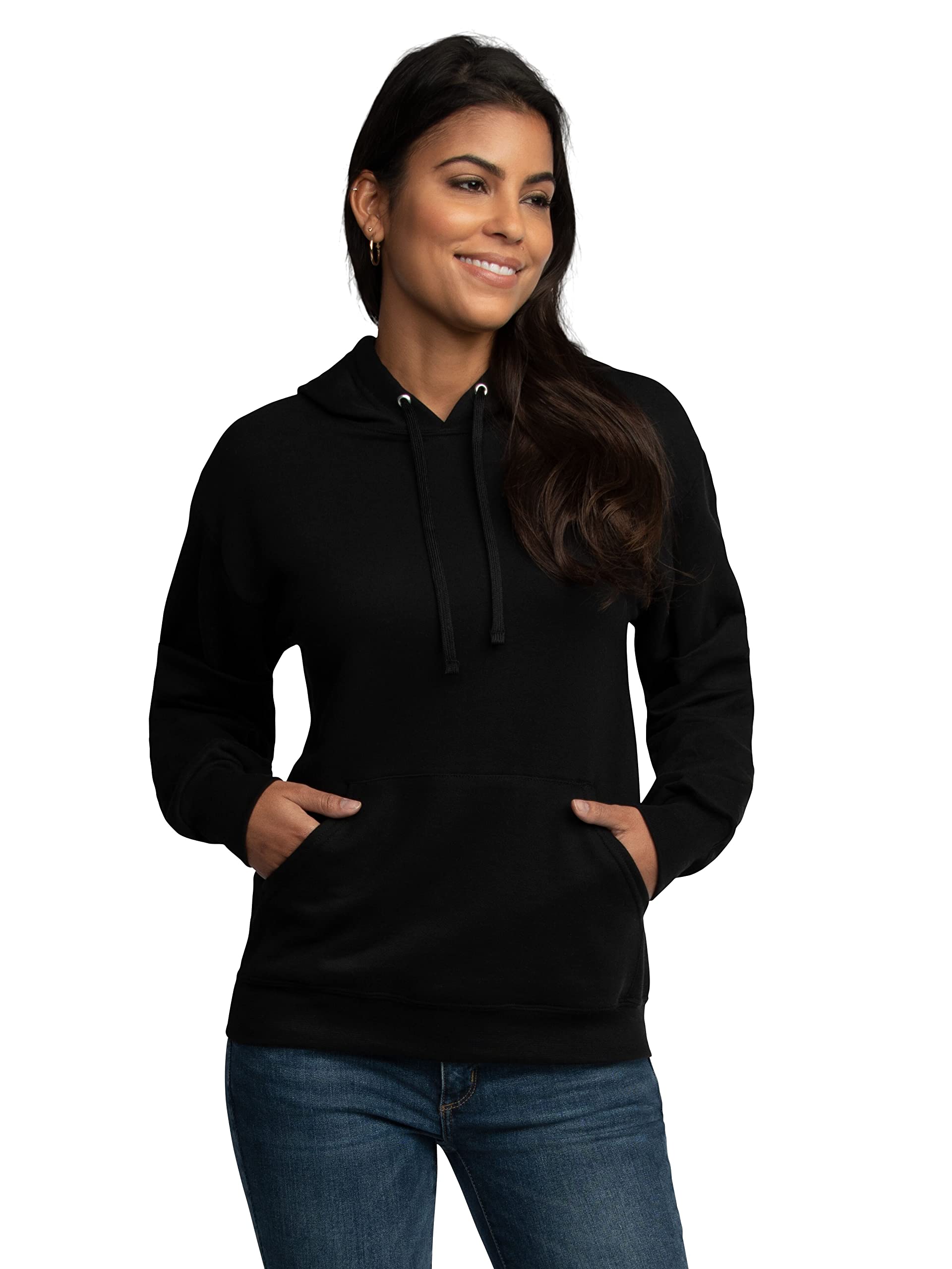 Fruit of the Loom mens Eversoft Fleece Sweatshirts & Hoodies Shirt, Pullover - Black, 3X-Large US