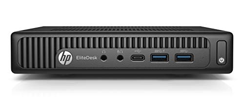 HP EliteDesk 800 G2 Mini Business Desktop PC Intel Quad-Core i7-6700T up to 3.1G,16G DDR4,256GB SSD,VGA,DP Port,Windows 10 Professional 64 Bit-Multi-Language-English/Spanish (Renewed)