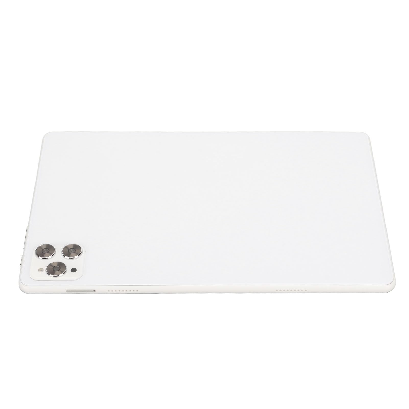 HEEPDD Gaming Tablet IPS Screen OctaCore Processor White 10 Inch Tablet Night Reading Mode 100-240V 11 Compatible (White)