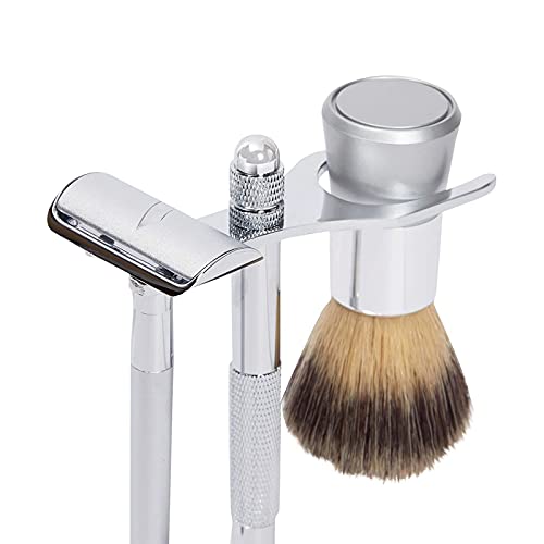 Glamlily Shaving Razor Stand for Men, Bathroom Storage (1.5 x 1.5 x 6.2 in)