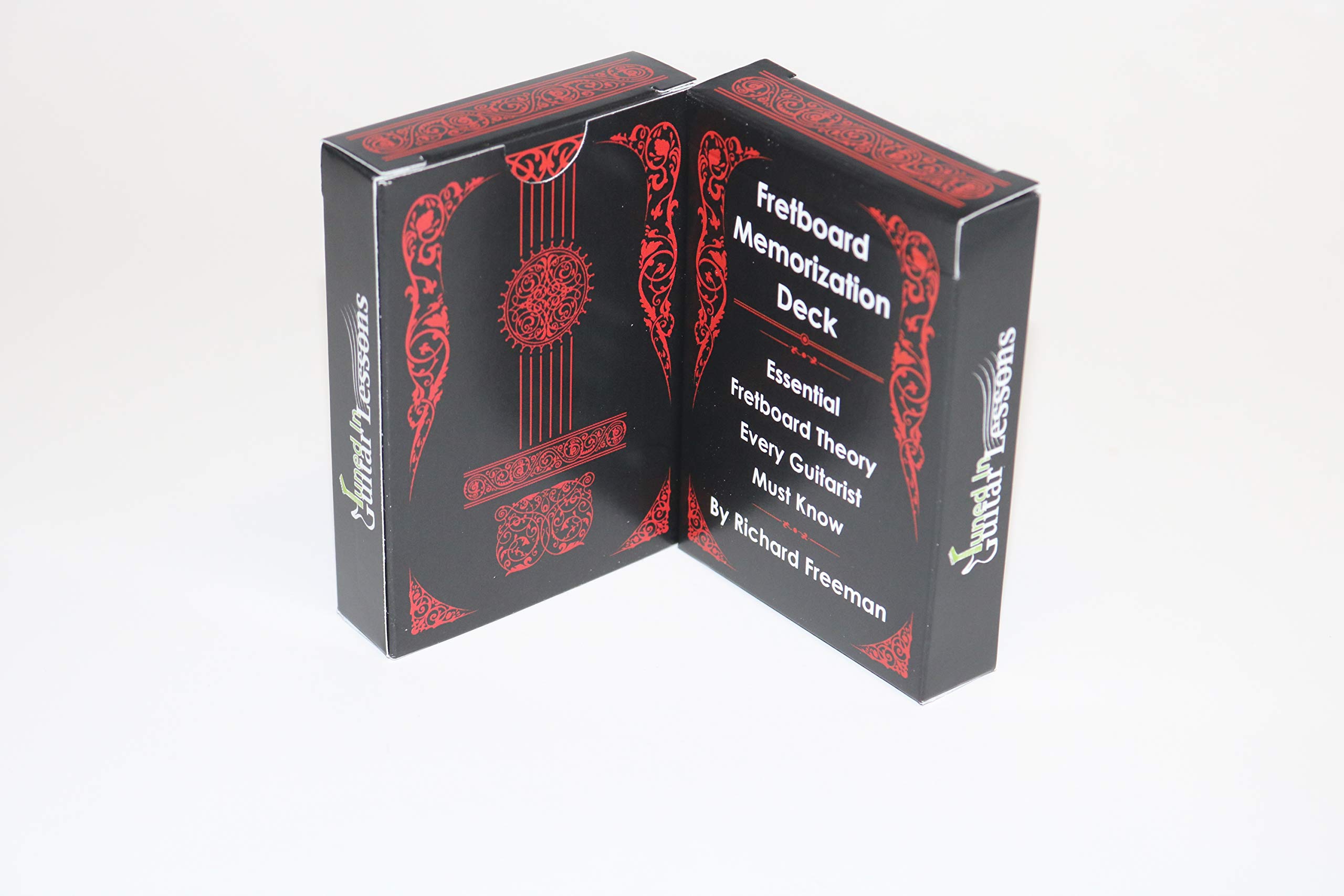 FRETBOARD MEMORIZATION DECK | 54 Guitar Flash Cards | Great Guitar Learning Gift for Guitar Players & Guitar Teachers | Guitar Music Theory | Alternative to Guitar Learning Stickers & Posters
