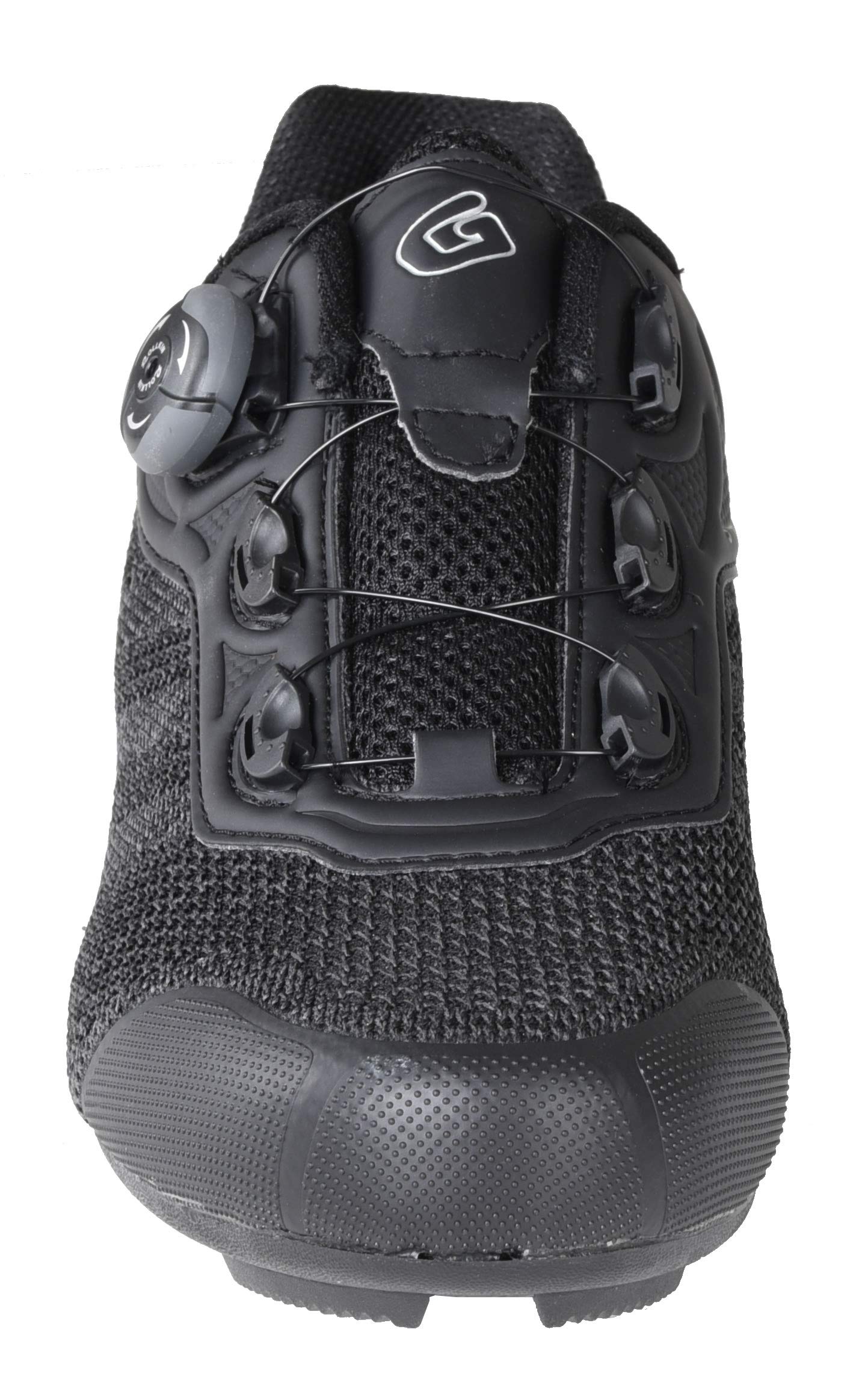 Gavin Pro Road/Indoor Cycling Shoe, Quick Lace - 3 Bolt Road Cleat Compatible Black