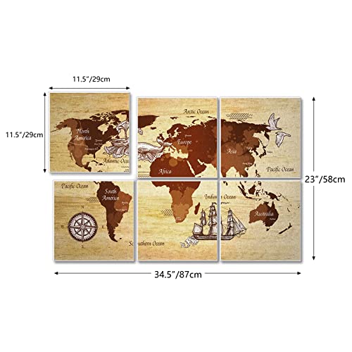 GoTiling Acoustic Panels Art Decorative Sound Absorbing Wall Panel High Density Felt Soundproofing Panel for Walls Acoustic Treatment for Studio,Office and Home, 11.5’’ X 11.5’’inch, 6 Pack