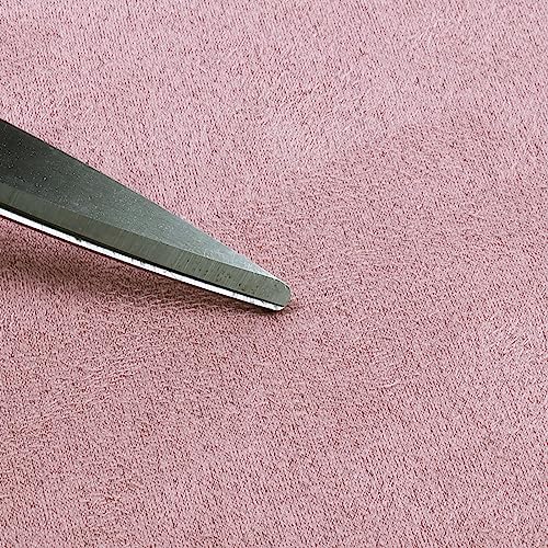 Softer Micro-Suede Fabric 36βx60β Dark Pink Synthetic Suede Sheet More Durable for Interior Upholstery,Sofa,Curtains,Car Seat,DIY Crafts (Dark Pink)