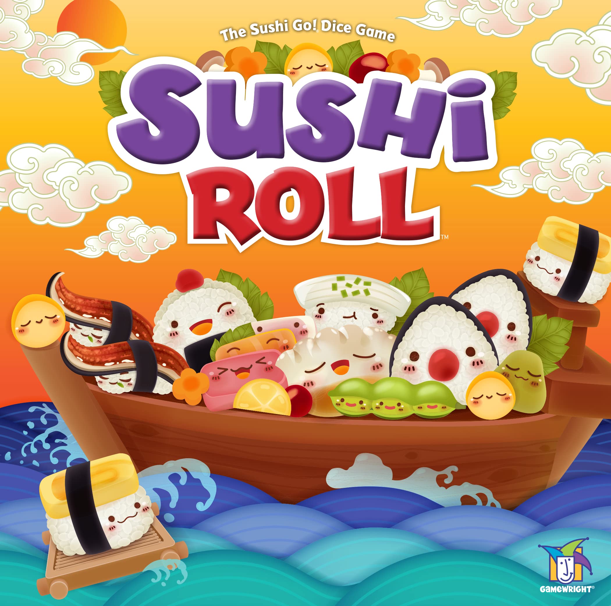 Gamewright Sushi Roll - The Sushi Go! Dice Game Multi-colored, 5"