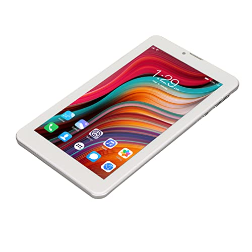 HEEPDD Tablet PC White 8 Core CPU for Android 10 4GB 32GB Calling Tablet 1960x1080 IPS for Writing (US Plug)