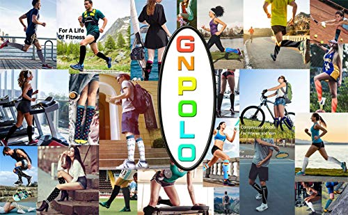 Gnpolo Graduated Compression Socks Men Women 3 Pairs Nurse Pregnancy Sport Medical Travel