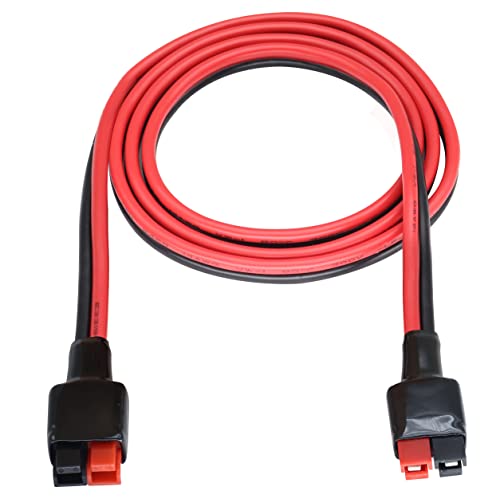 HCFeng 14AWG Double-Ended 45A an-der-Son Solar Charge Extension Cable 45A Battery Adapter Compatible with GZ/Yeti/G500 /Renogy/Boulder 200 Solar Panels Generator Power Inverter [3.3ft/1M]