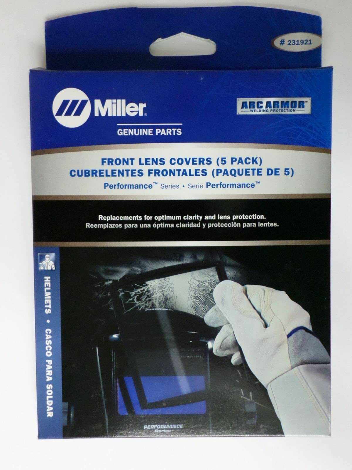 GSParts 5/PK MILLER Electric Genuine 231921 FRONT LENS COVER Performance Series
