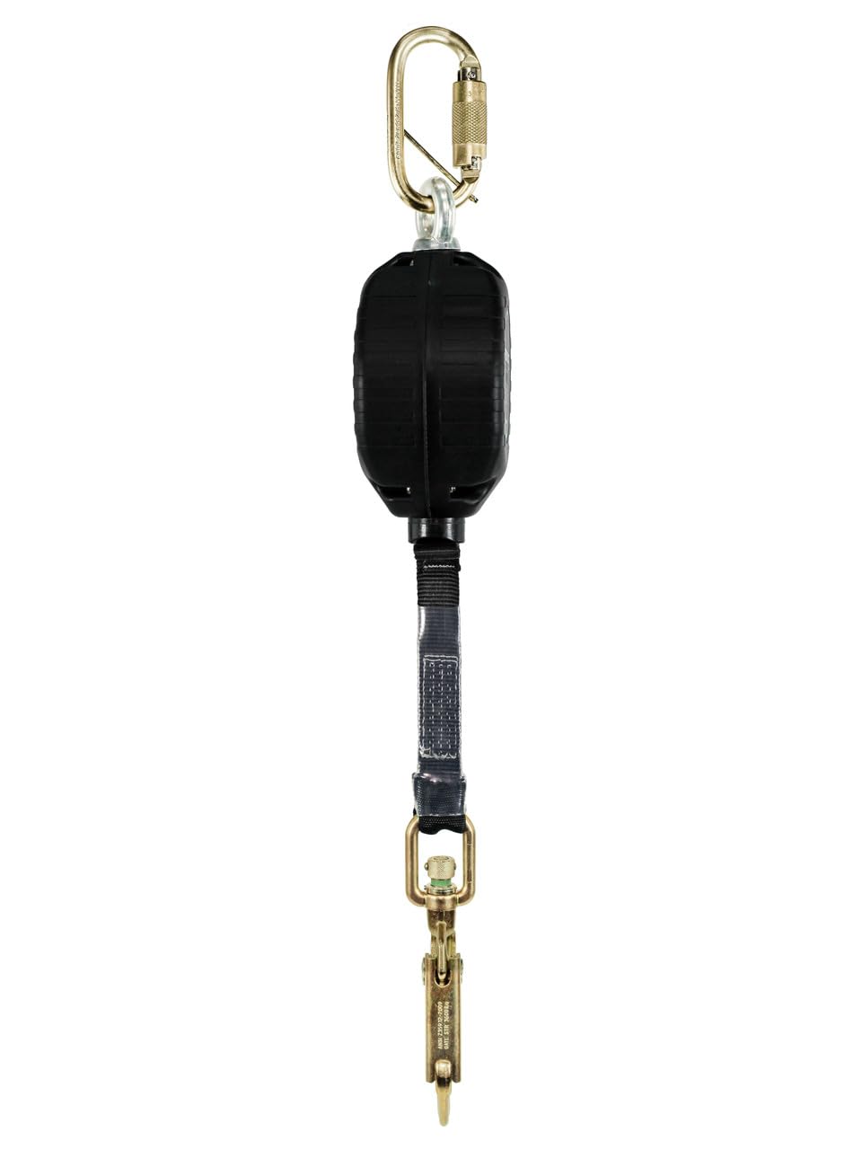 Frontline RPW11 Web Single Leg SRL with Steel Snap Hook End |OSHA & ANSI Compliant SRL | Durable, Lightweight & Compact | Tangle Free Webbing | Construction Safety Yoyo