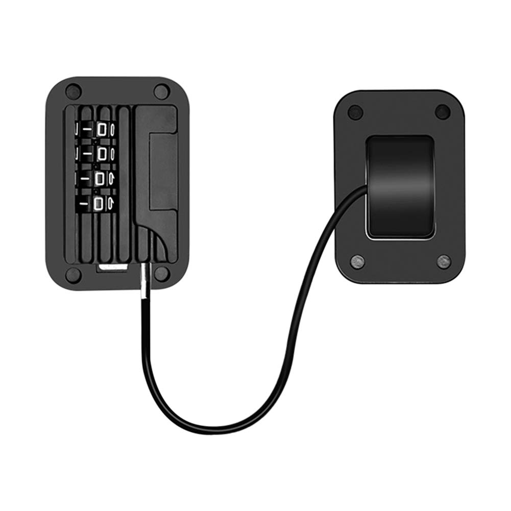 Fridge Lock, Refrigerator Combination Lock, Child Proof Baby Safety Locks, Multi Purpose Cabinet Lock Password Lock File Cabinet Lock, No Keys Needed(Black)