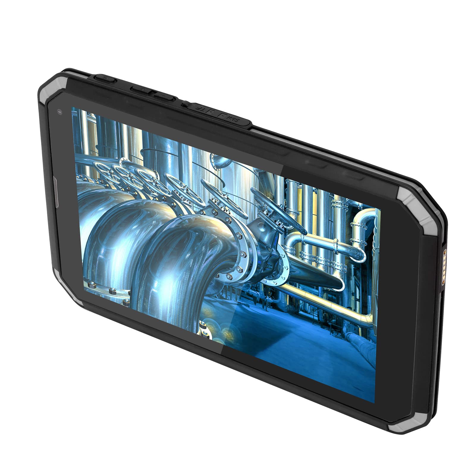 HD Tablet, 100-240V Rear Camera 3.0MP AF Rugged Tablet 64GB ROM IP68 Waterproof for Warehouse for Android 12 for Industrial (US Plug)