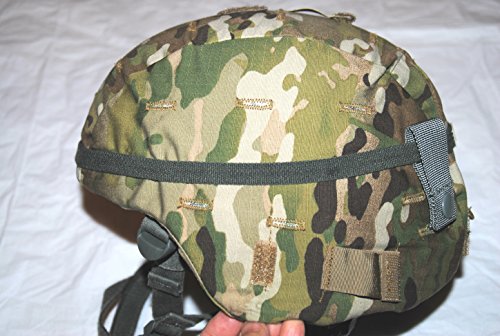 Genuine Usgi Ach Mich Msa Sds Helmet With Multicam Cover - Large