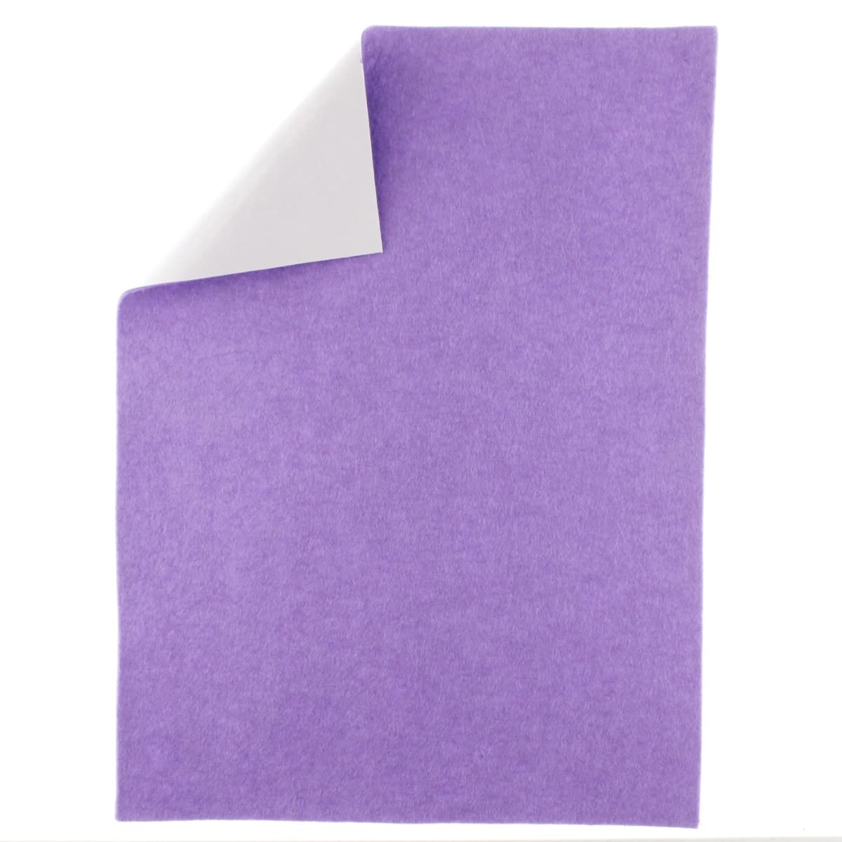 HBC Merino Wool Blend Felt Crafting Sheets Adhesive Backed (8 5/8" x 11 5/8") - Black