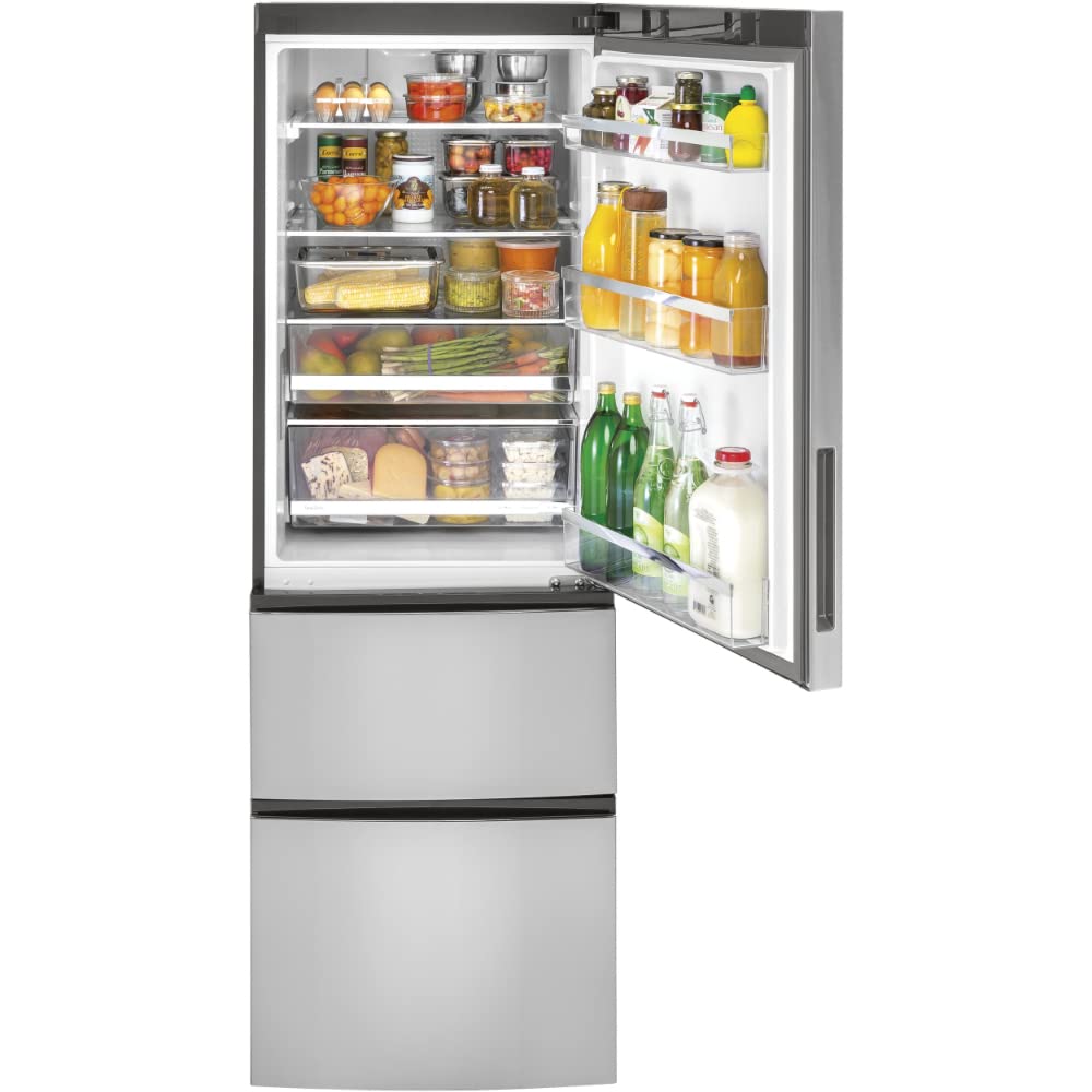 GE GLE12HSPSS / GLE12HSPSS / GLE12HSPSS 11.9 Cu. Ft. Bottom-Freezer Refrigerator Stainless Steel